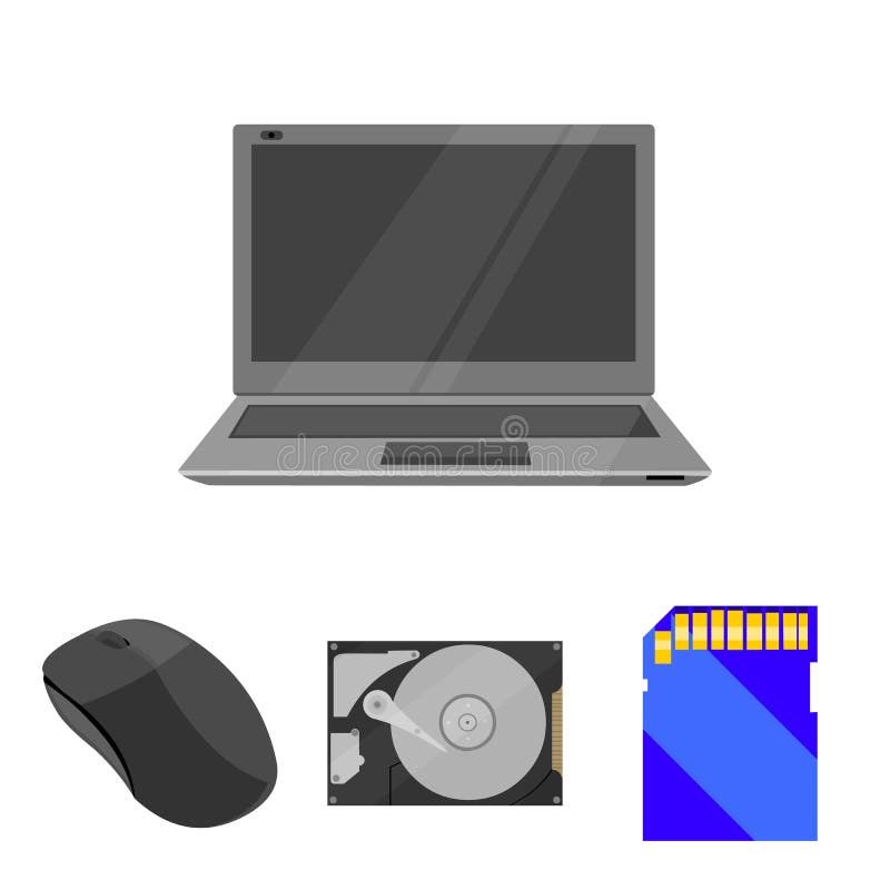 Computer related icon set stock vector. Illustration of sign - 99793137