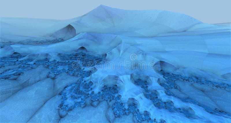 Computer Rendered Virtual Scenery Stock Illustration - Illustration of ...