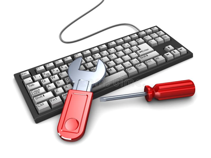 Computer service stock illustration. Illustration of copy - 15967534