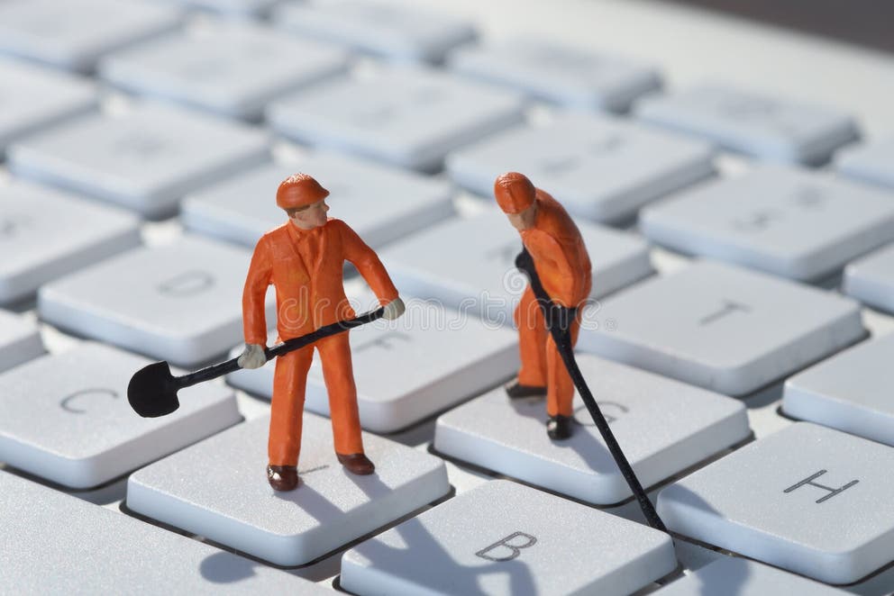 Computer repair stock photo. Image of orange, concept - 24126722