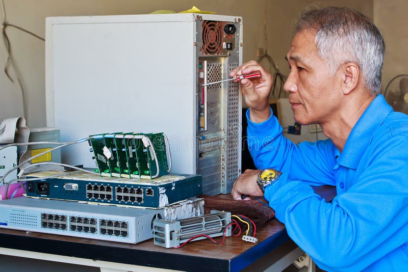 Computer Repair stock photo. Image of line, electronic - 20588368