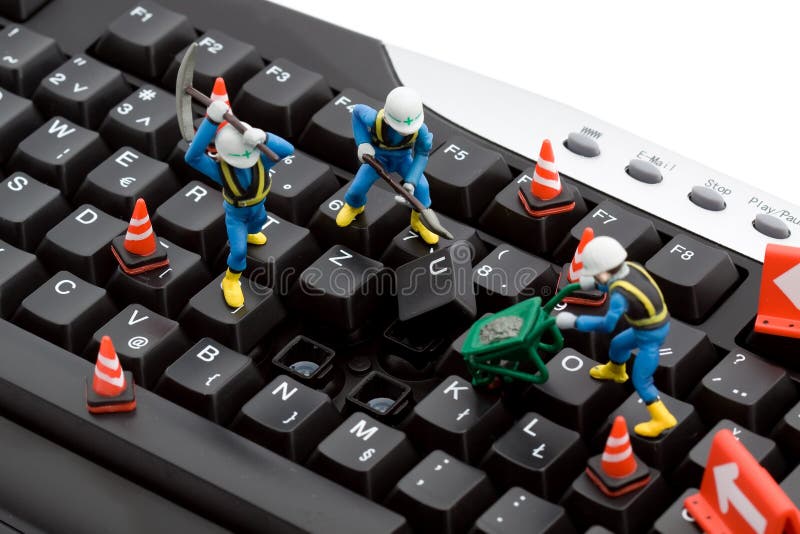 Computer repair stock image. Image of keyboard, teamwork - 7074437