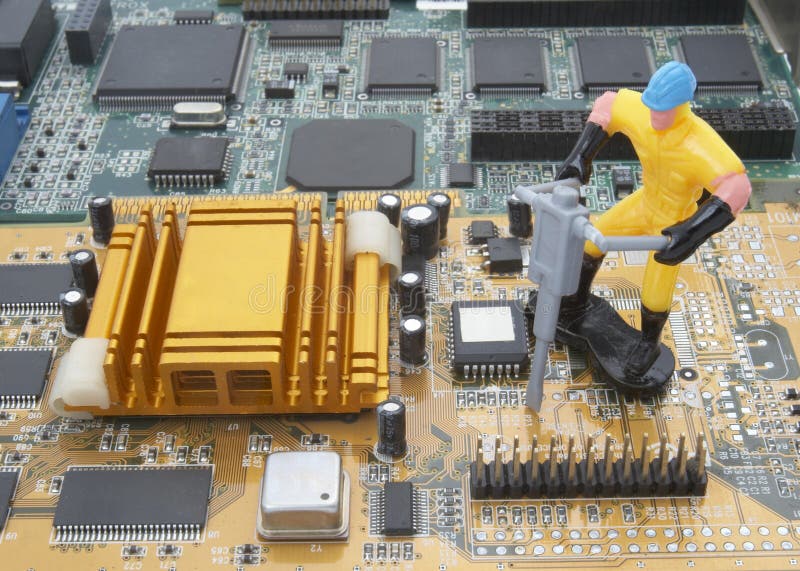 Computer repair stock photo. Image of electrodes, appliance - 8143454