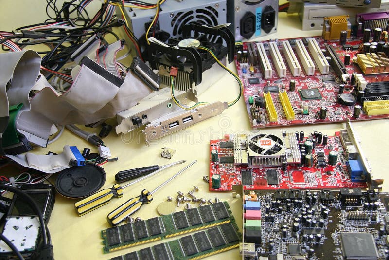 Computer repair editorial stock image. Image of elektro - 50101324