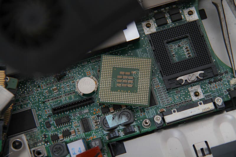 Computer Repair Concept Close-up View. Computer Service Stock Photo ...