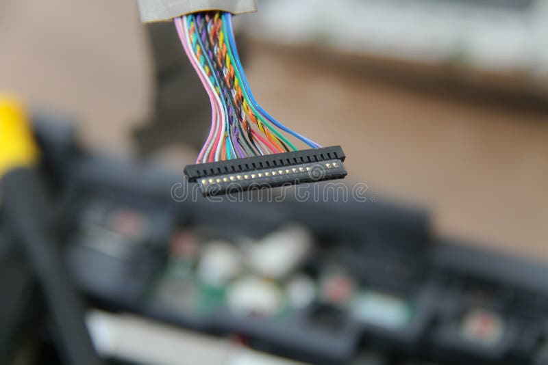 Computer Repair Concept Close-up View. Computer Service Stock Photo ...