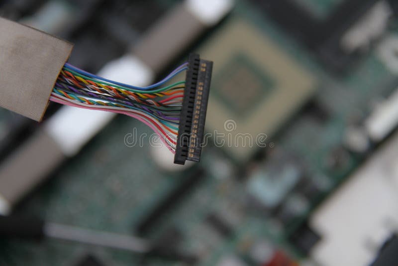 Computer Repair Concept Close-up View. Computer Service Stock Image ...