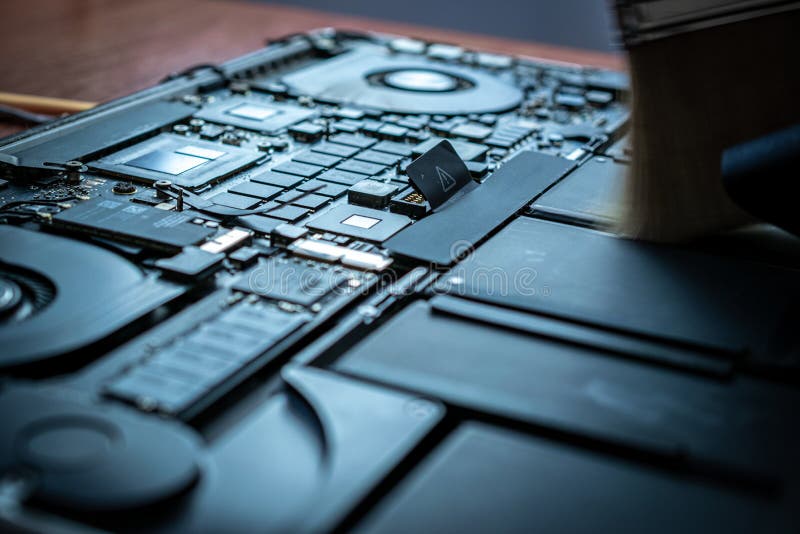 Computer Repair Hardware Technology. Technician Electronic Pc Service ...