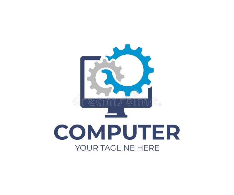 Computer Service Logo Stock Illustrations – 57,203 Computer Service ...
