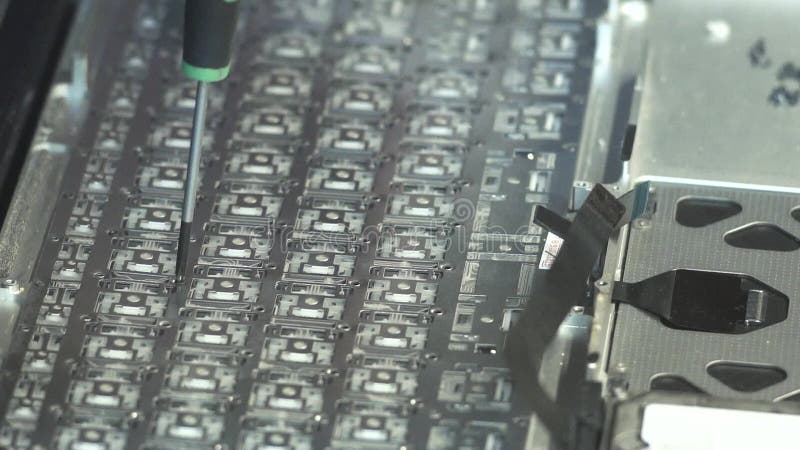 Computer repair workshop stock video. Video of process - 170769037