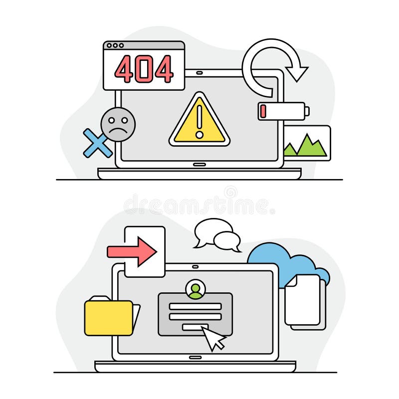 Sky Cloud Lined stock vector. Illustration of abstract - 282861355