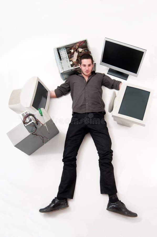 Computer repair shop stock photo. Image of computer, technician - 19009228