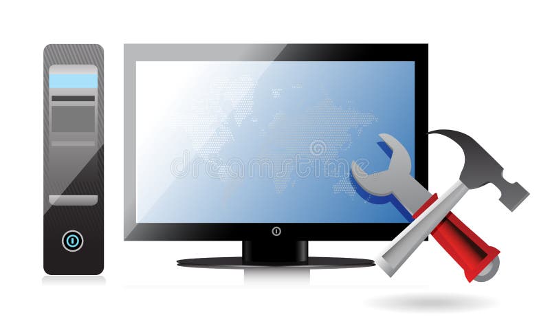 Computer Repair Stock Illustrations – 28,320 Computer Repair Stock ...