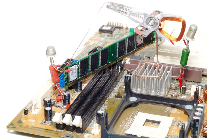 Computer repair or upgrade stock photo. Image of computer - 4637448