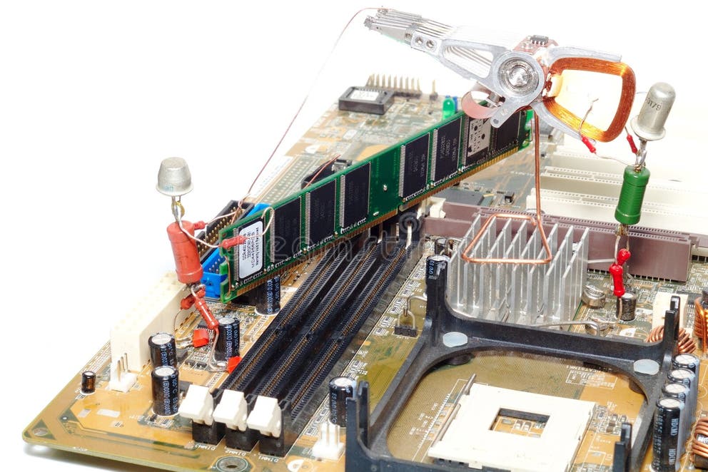 Computer repair or upgrade stock photo. Image of chip - 4475100