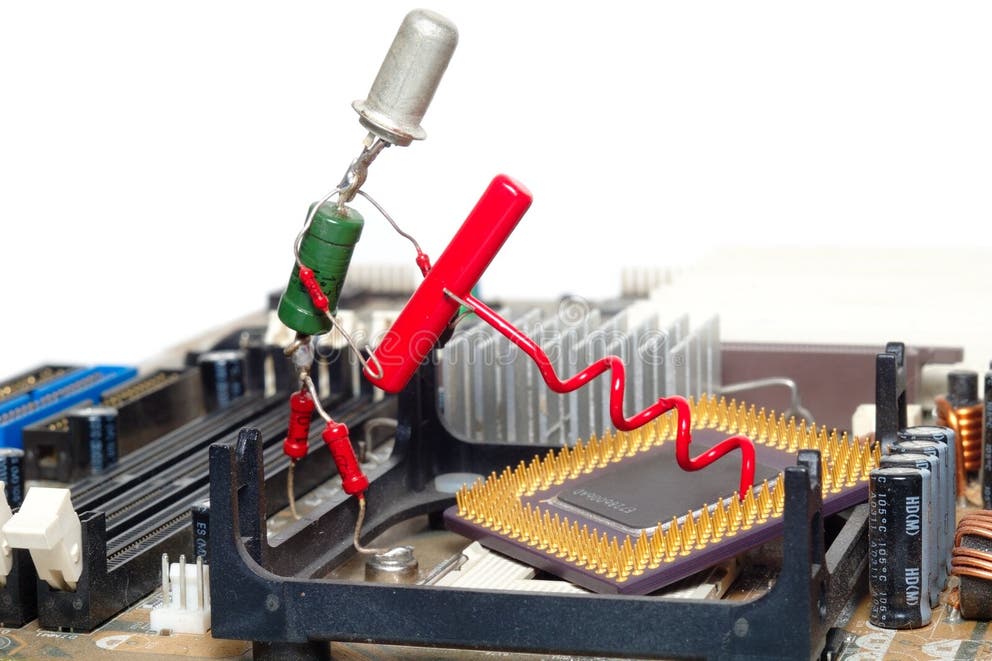 Computer repair or upgrade stock image. Image of computer - 4475151