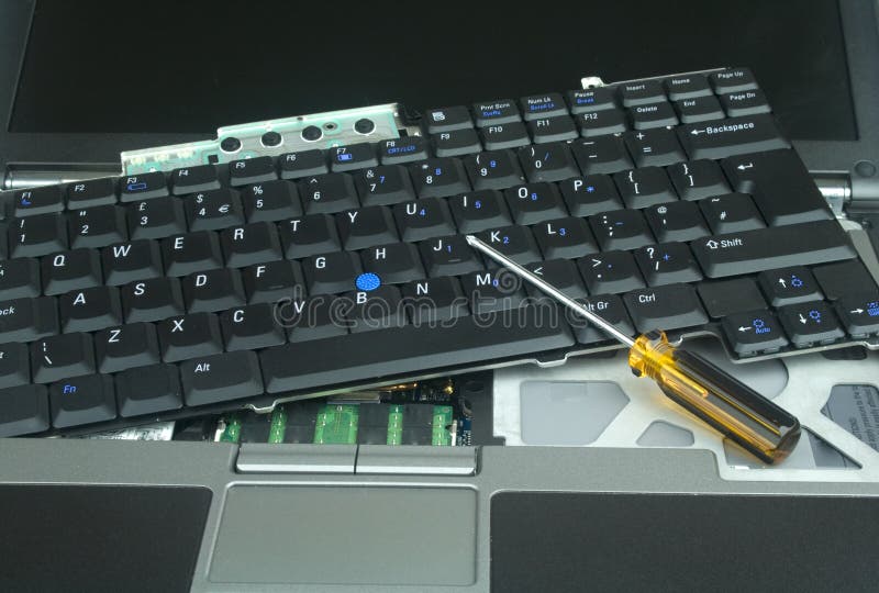 Computer repairs stock image. Image of repair, steel, macro - 9405005