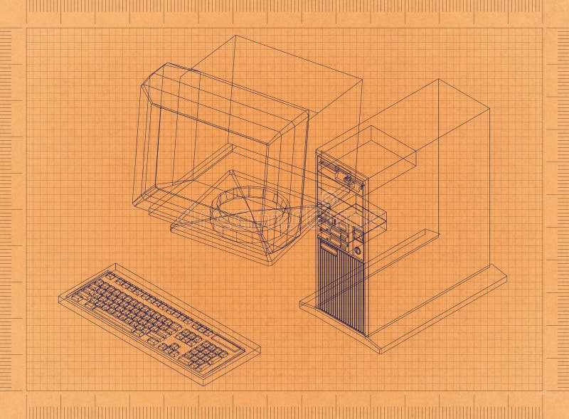 Keyboard Blueprint Stock Illustrations – 716 Keyboard Blueprint Stock ...