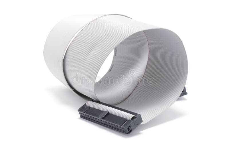 Computer Ribbon Cable stock image. Image of computer, connector - 2767727