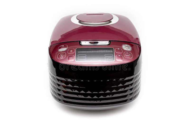 Computer rice cooker stock image. Image of crock, cooking - 136960999