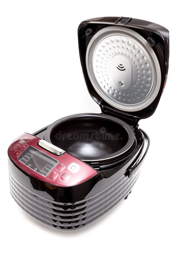 Computer rice cooker stock photo. Image of crock, kitchenware - 136961030