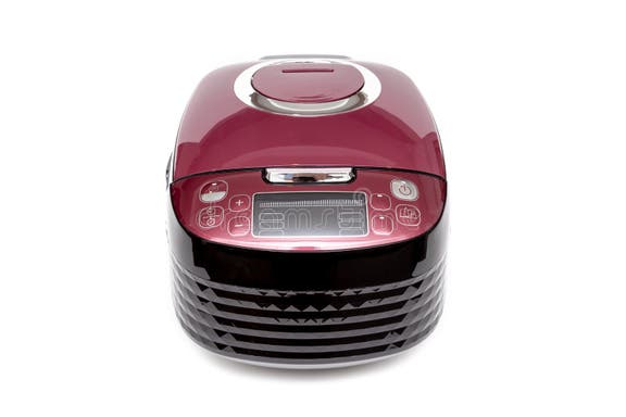 Computer rice cooker stock image. Image of modern, white - 136961191