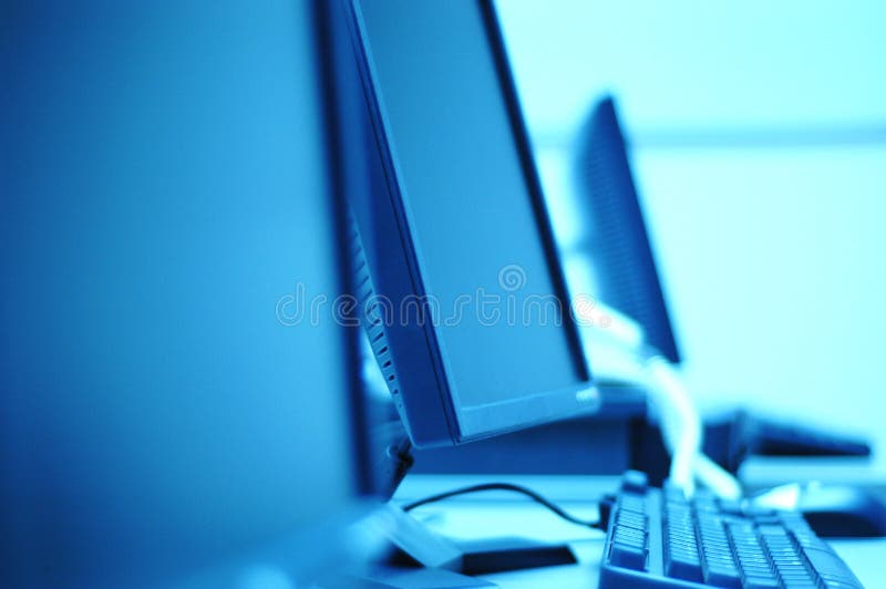 Computer room stock photo. Image of device, software - 10728924
