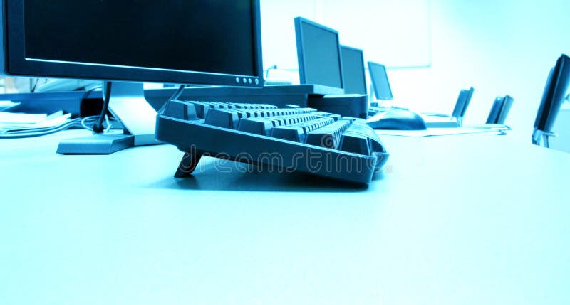 Computer room stock photo. Image of device, software - 10728924