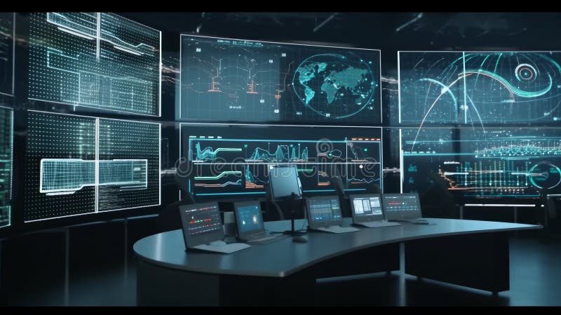 Multiple Monitors Stock Illustrations – 242 Multiple Monitors Stock ...