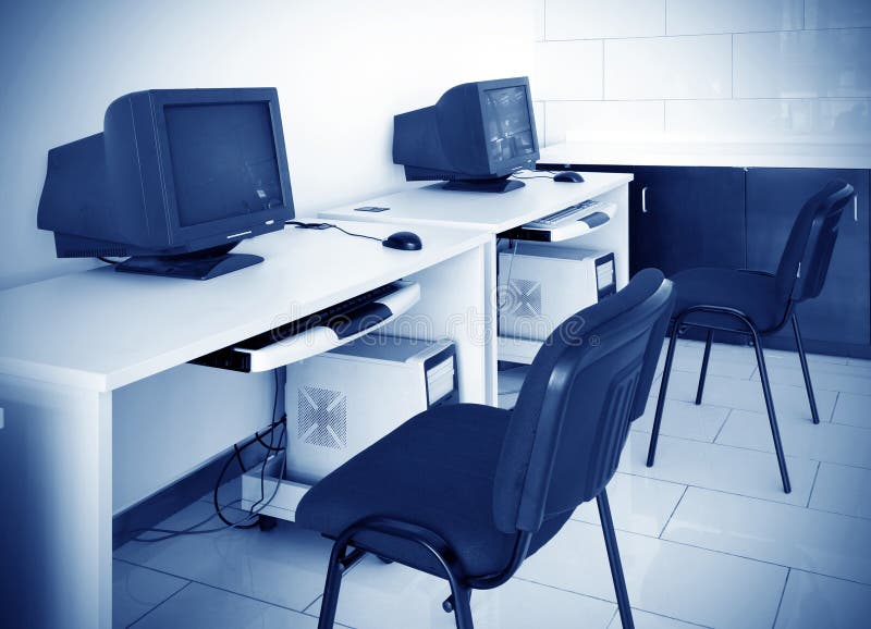 Computer room - pc stock photo. Image of isolated, background - 22207118