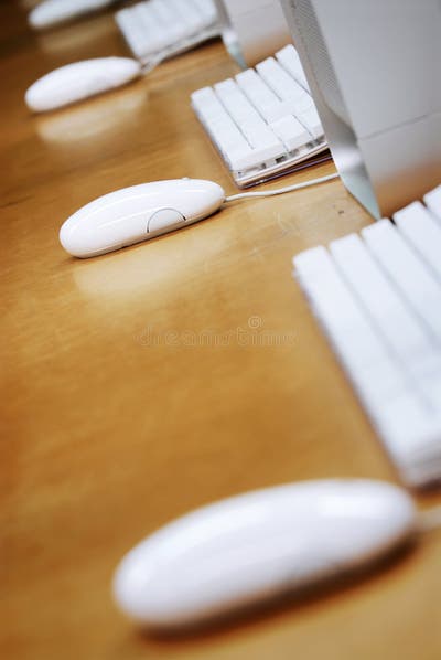 Computer row detail stock image. Image of connectivity - 3574673