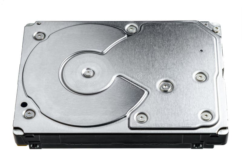 A Computer`s Hard Disk Hdd Data Storage Drive without Shield Isolated ...