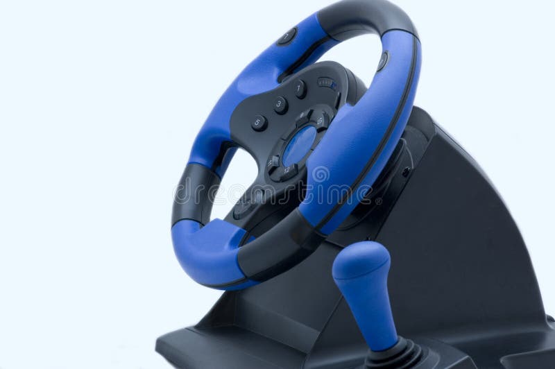 Computer s steering wheel stock photo. Image of play, controllers - 7311178