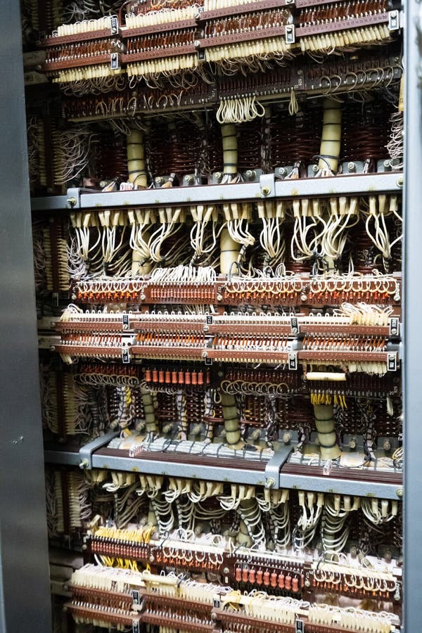 Computer of the 70s of the USSR. Inside a Computer Cabinet from the 70s ...