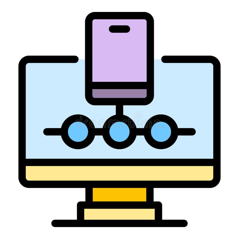 Computer Safe Secure Transfer Backup Stock Vector - Illustration of ...