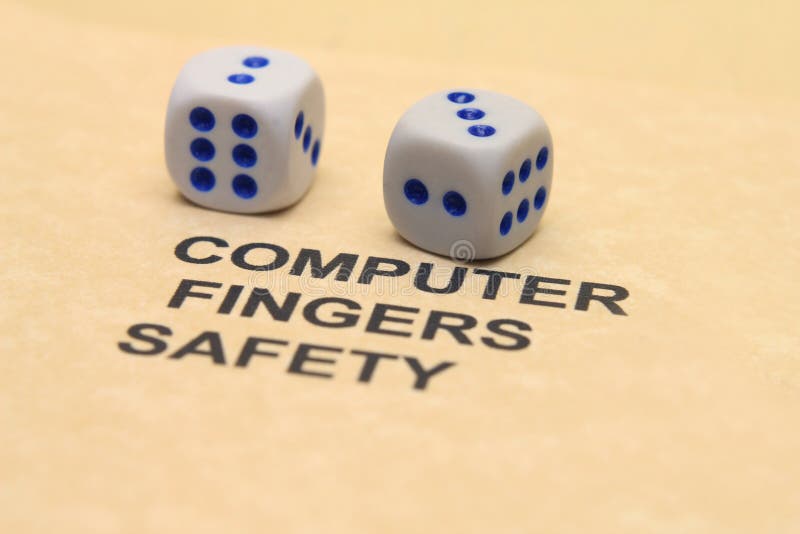 Computer safety concept stock image. Image of data, risk - 23306649
