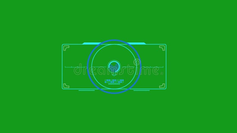 Computer Scanning Green Screen Motion Graphics Stock Footage - Video of ...