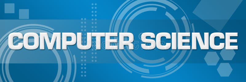 Computer Science Blue Professional Stock Illustration - Illustration of ...