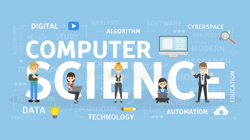 Line Web Concept for Computer Science Stock Illustration - Illustration ... Line Web Concept for Computer Science Stock Illustration - Illustration ...