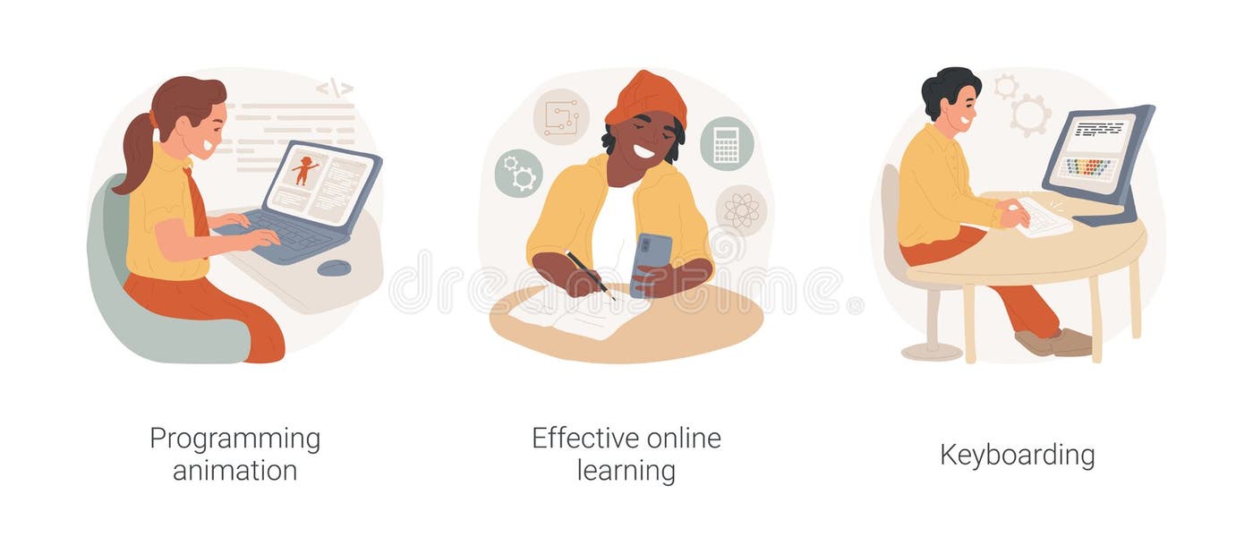 Keyboarding Stock Illustrations – 142 Keyboarding Stock Illustrations ...