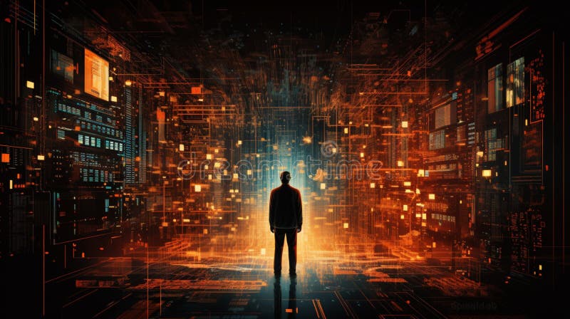 Computer Science with High Technology by Generative AI Stock ...