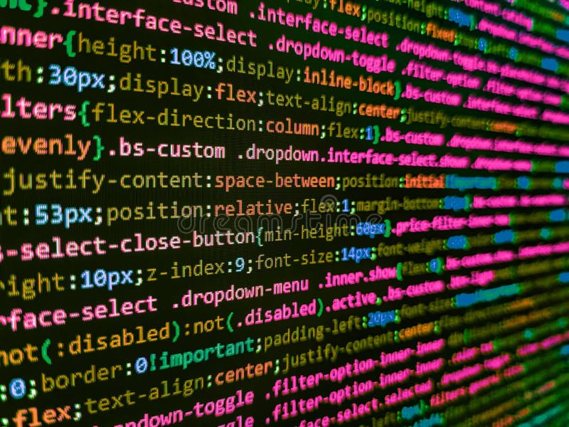 Computer science lesson. stock photo. Image of education - 122458512