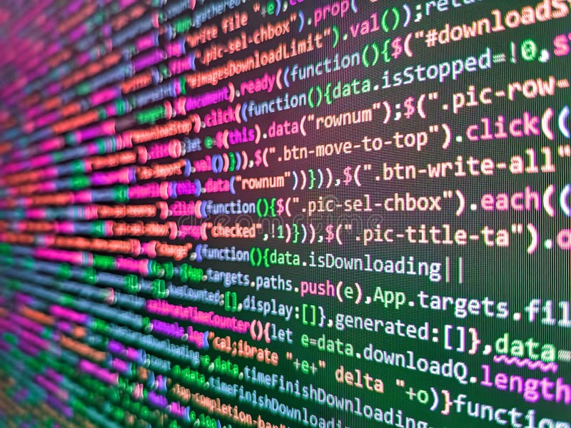Software Abstract Background Binary Digits Code Editing Abstract