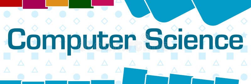 Computer Science Blue Professional Stock Illustration - Illustration of ...