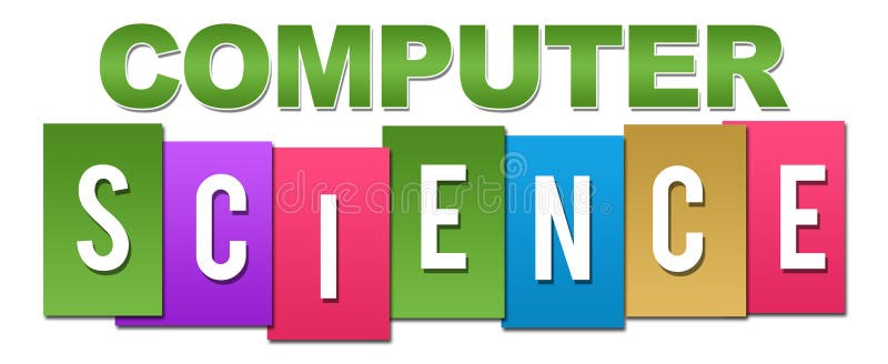 Computer Science Blue Professional Stock Illustration - Illustration of ...