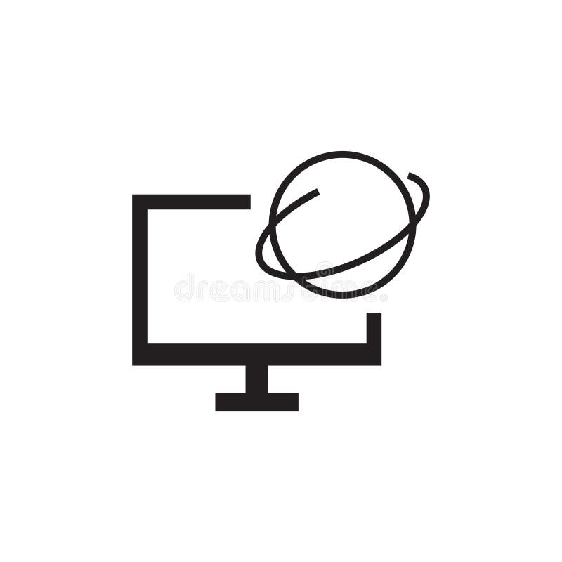 Computer Science Vector Icon Logo Design Stock Vector - Illustration of ...