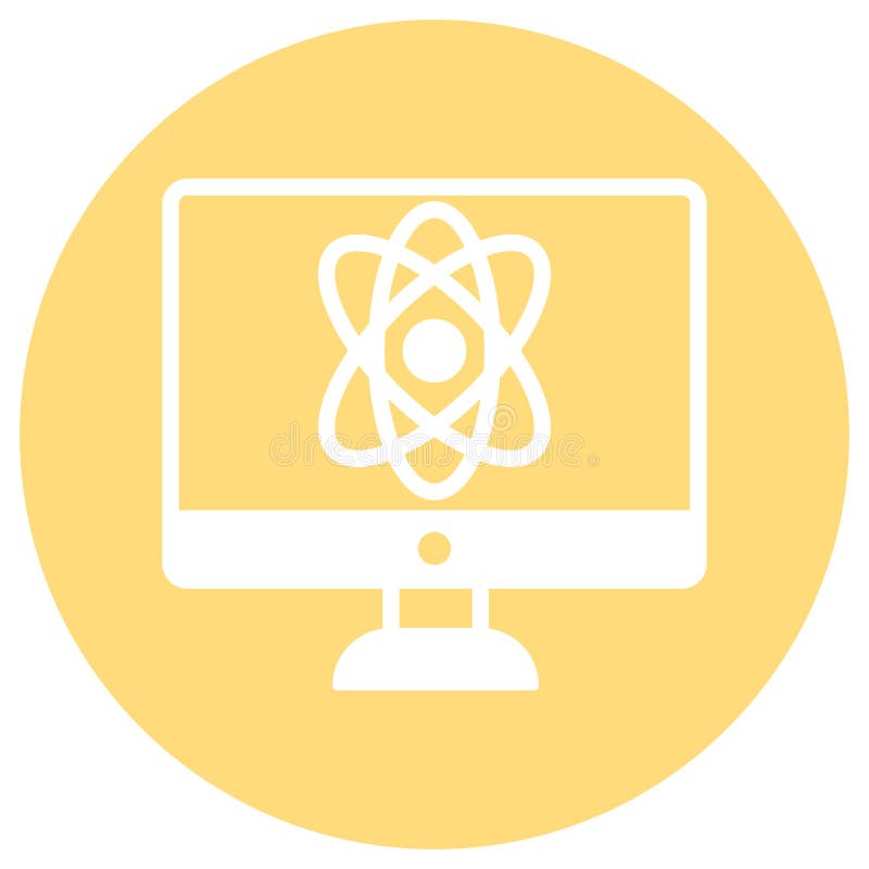 Computer Science Which Can Easily Modify or Edit Stock Vector ...