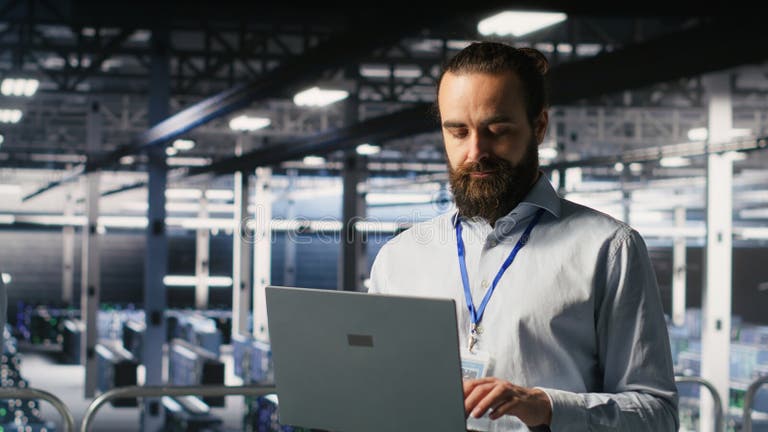 Computer Scientists on Data Center Platform Analyzing Performance Outputs Stock Image - Image of ...