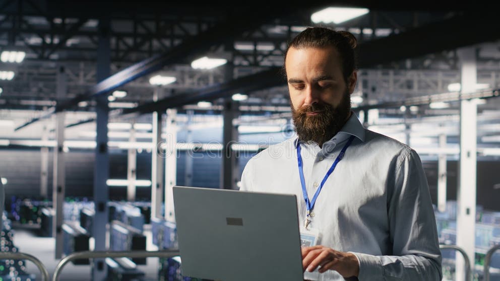 Computer Scientists on Data Center Platform Analyzing Performance Outputs Stock Image - Image of ...