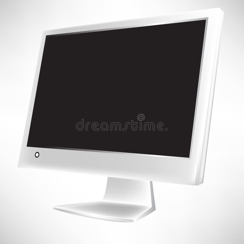 Computer screen stock vector. Illustration of office - 22310285